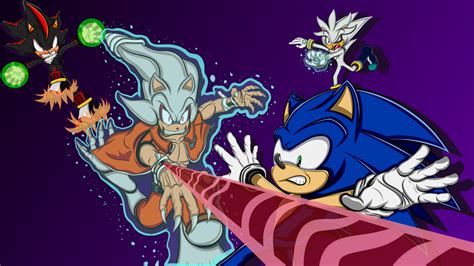 Sonic Shadow And Silver The Hedgehog Wallpaper