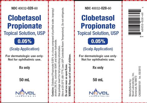 Clobetasol Topical Solution Fda Prescribing Information Side Effects