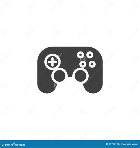 Video Game Control Vector Icon Stock Illustration Illustration Of Design Perfect 317171964