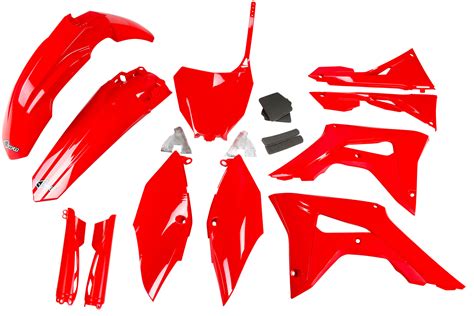 Ufo Red W Forks Plastic Kit Fits Honda Crf250r 2018 2021 Crf450r
