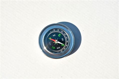Premium Photo Compass On White