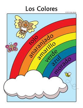 Rainbow In Spanish Coloring Pages 2025