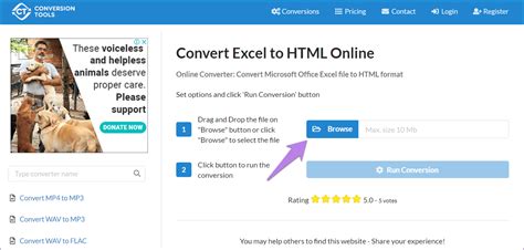 Best Ways To Convert Excel Sheet To HTML Table