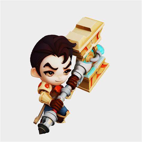 👾 Chibi Jayce Arcane League Of Legends・ Stl File For 3d Printing・cults