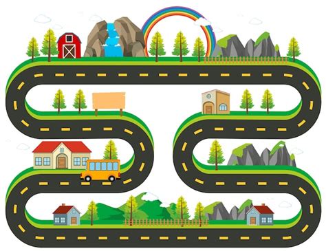 Free Clip Art Road Map 5850150 Clipart Library