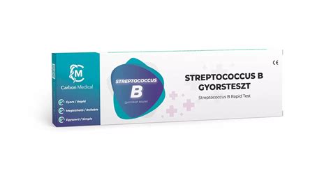 Streptococcus B Gyorsteszt 1 Dbdoboz Carbon Medical