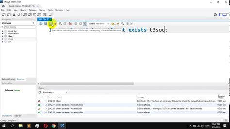 how to create database if it doesn t already exist in mysql workbench