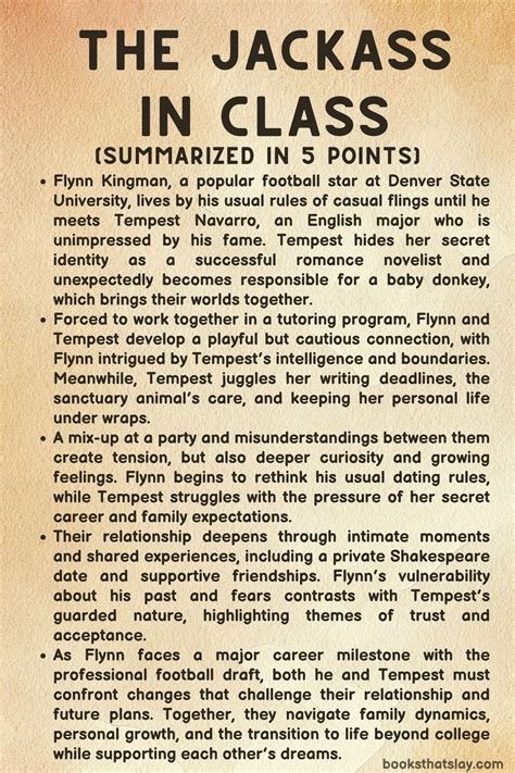 The Jackass In Class Summary Characters And Themes