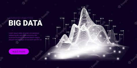 premium vector big data flow analysis