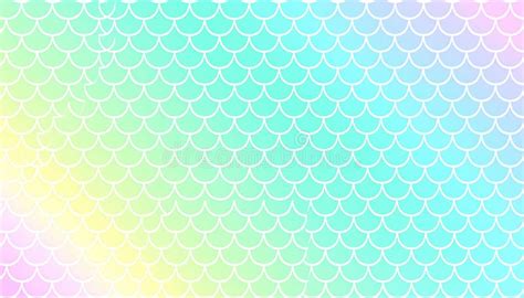 Rainbow Scales Pattern On Vibrant Multicolored Backdrop For Abstract