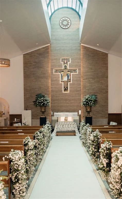 Boda En Iglesia Wedding Church Decor Church Wedding Decorations