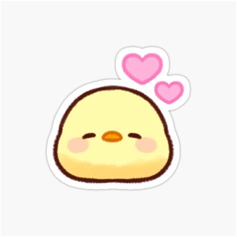 Cute Chick Sticker By Lyra 0x Redbubble