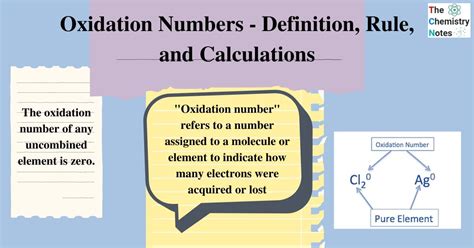 Oxidation Numbers Definition Rule And Calculations Oxidation Numbers Definition Rule And Calculations