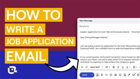 How To Write Job Application Email With Resume Infoupdate Org