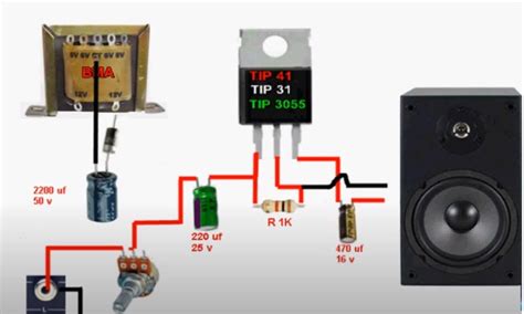 Cara Membuat Amplifier Mini 12v Tip 41 And Komponen Apa Saja Untuk