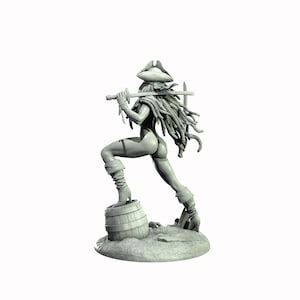 Human Female Pirate Swashbuckler Rogue Thief PC Miniature NSFW Topless Nude Sizes Human Female Pirate Swashbuckler Rogue Thief PC Miniature NSFW Topless Nude Sizes