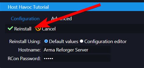 How To Reinstall Your Arma Reforger Server Knowledgebase Host Havoc