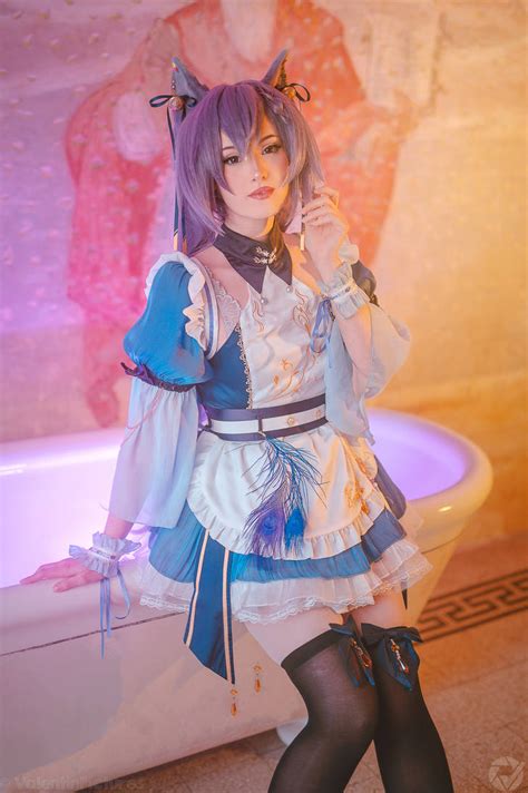 Cosplay Keqing Maid Genshin Impact By Kyuncosplay On Deviantart