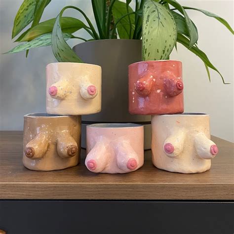 Boob Pots Etsy