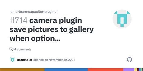 Camera Plugin Save Pictures To Gallery When Option SaveToGallery Is Default Or Set To False