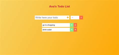 Github Anamariagradinarutodo List The Application Was Created Using