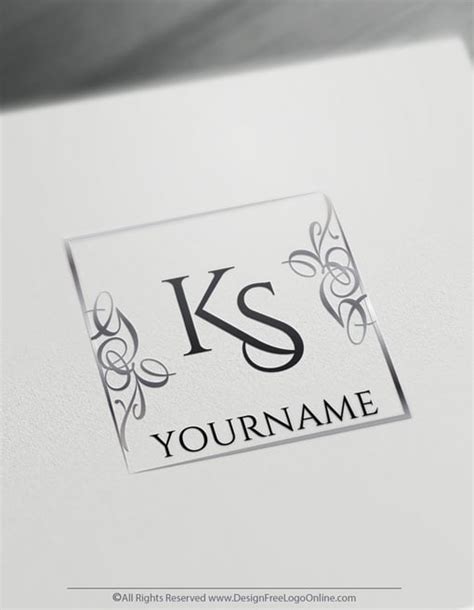 Monogram Name Logo Generator Ermes