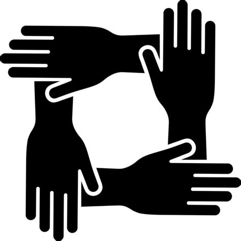 Joining Hands Vector Art Icons And Graphics For Free Download