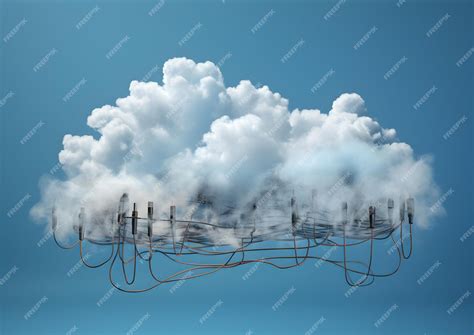 Premium Photo Cloud Storage Internet Data Storage Cloud Computing Technology Business Network