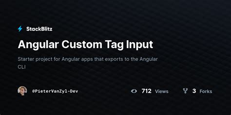 angular custom tag input stackblitz