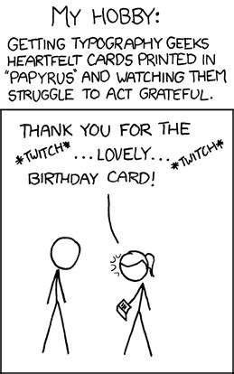 Xkcd Papyrus
