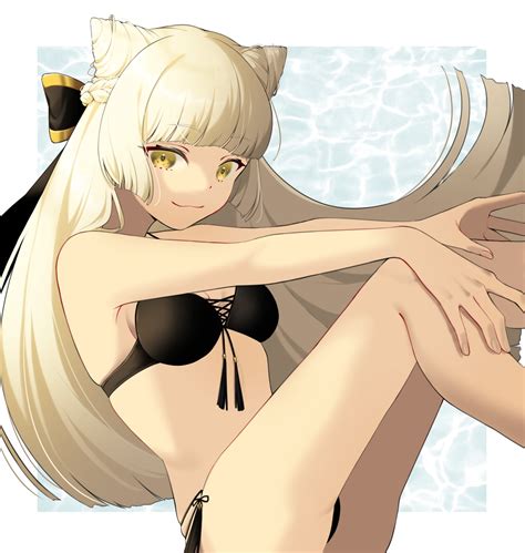 Rule 34 Alternate Costume Ass Bikini Black Bikini Black Bra Black Panties Black Ribbon Breasts
