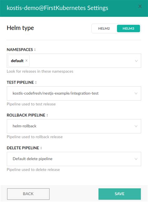 Managing Helm Releases Codefresh Docs