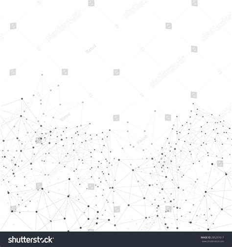 Vector Network Background Abstract Polygon Triangle Stock Vector Royalty Free 285297617