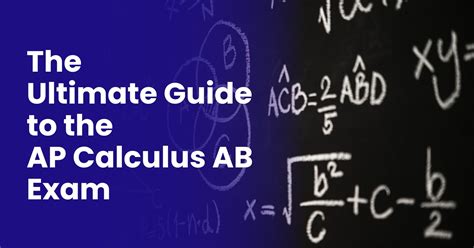 AP Calculus AB Ultimate Study Guide For Top Scores