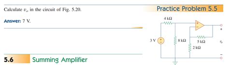 Solved Calculate Vo In The Circuit Of Fig Practice Chegg