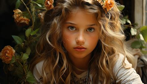 Une Belle Femme Jeune Et Joyeuse Regardant La Cam Ra G N R E Par L Intelligence Artificielle