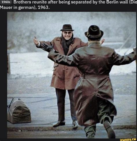 1960s Brothers Reunite After Being Separated By The Berlin Wall Die