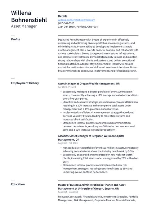 18 Asset Manager Interview Questions With Example Answers