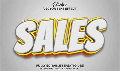 3d Editable Sales Text Effect Style Graphic By Chaska Id · Creative Fabrica