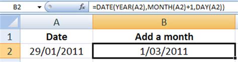 The Excel Date Function A4 Accounting