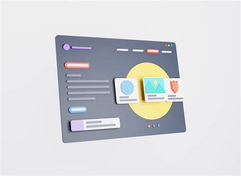 premium photo web page interface design web design and web