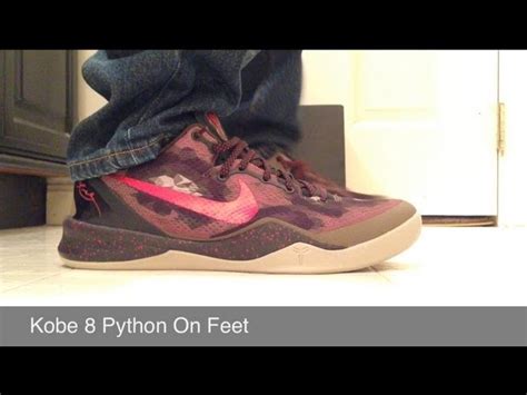 Kobe 8 Python On Feet