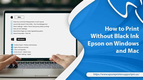 How To Print Without Black Ink Epson Printer The Full Guide