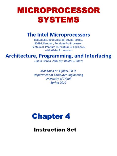 chapter 04 instruction set pdf 64 bit computing digital electronics