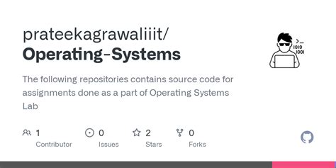Github Prateekagrawaliiit Operating Systems The Following Repositories Contains Source Code