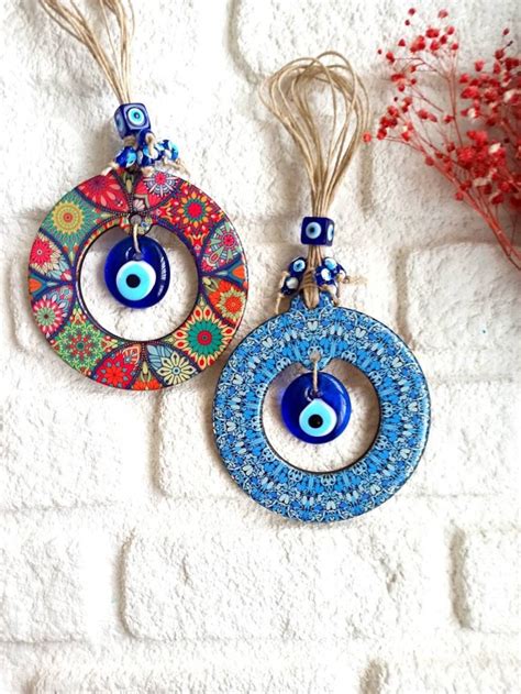 Evil Eye Home Decor Mandala Wall Decor Evil Eye Art Evil Eye Wall