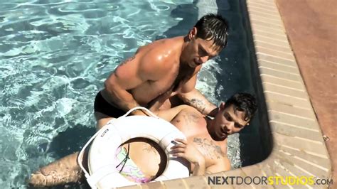 NextDoor Studios Hairy Lifeguard Thanked By Being Properly Fucked
