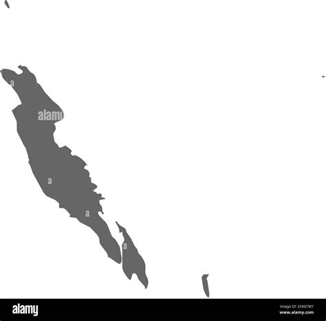 Map Of Malaita A Province Of Solomon Islands Stock Vector Image And Art