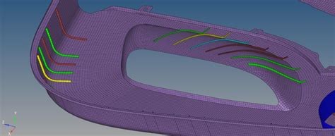 Hypermesh Engineering Fea Crashtest Crash Shellmesh