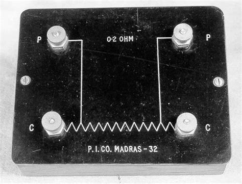 Pico Four Terminal Standard Resistor Part Number 70 At ₹ 3000 Number In Chennai
